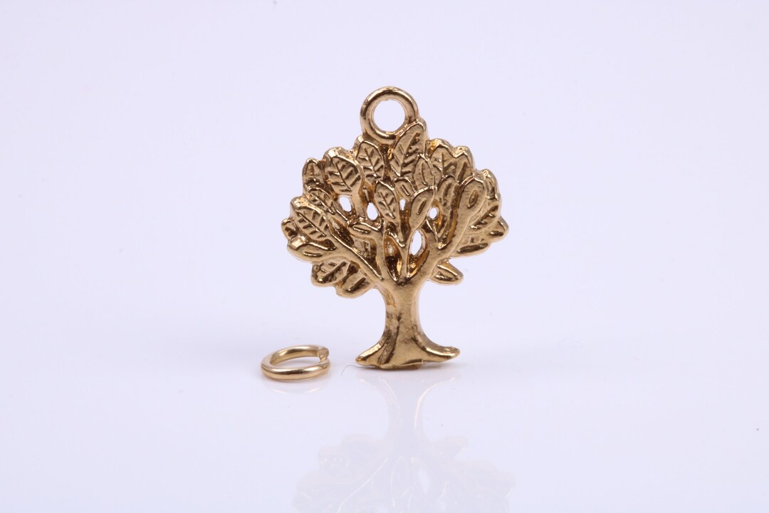 Tree of Life Charm, Traditional Charm, Made From Solid 9ct Yellow Gold ...
