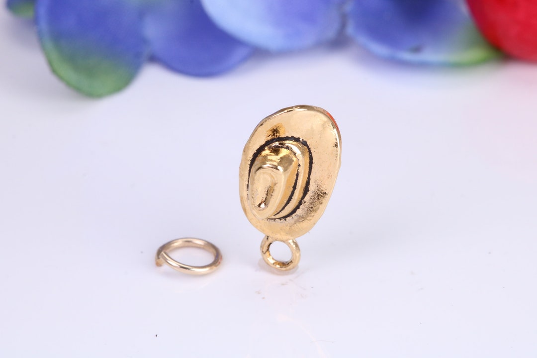 Cowboy Hat Charm, Traditional Charm, This Charm is Made From Solid Cast ...