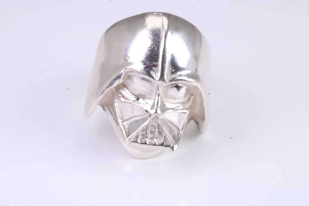 Large and Heavy Film Character Ring, Made From Solid Cast Silver ...