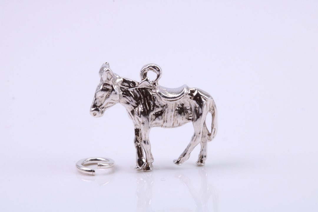 Farm Mule Charm, Traditional Charm, Made From Solid 925 Grade Sterling ...
