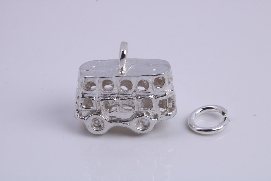 London Bus Charm, Traditional Charm, Made From Solid 925 Grade Sterling ...