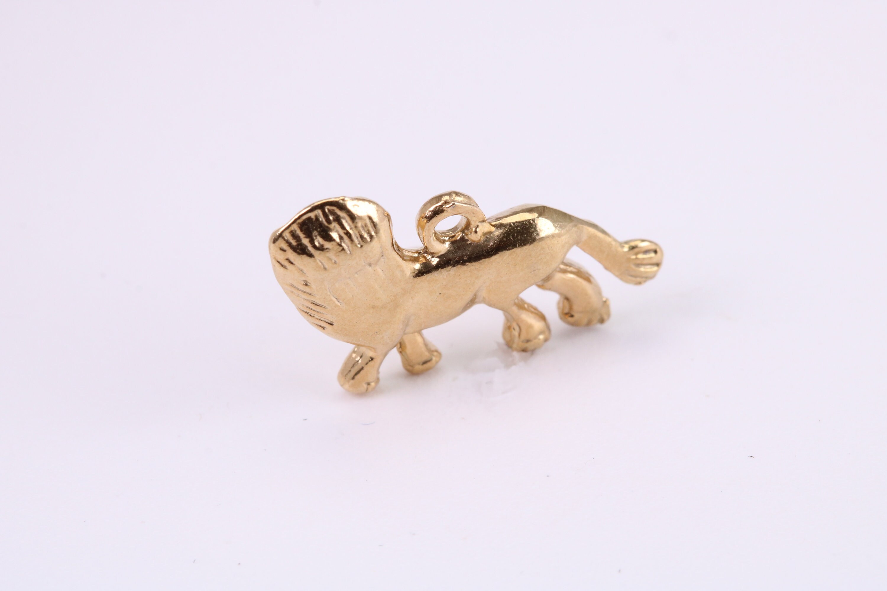 Lion Charm, Traditional Charm, Made From Solid Yellow Gold, British ...