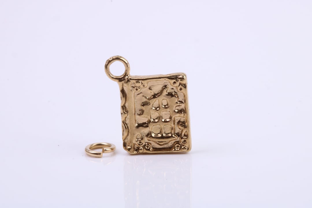 Book of Spells Charm, Traditional Charm, Made From Solid 9ct Yellow ...
