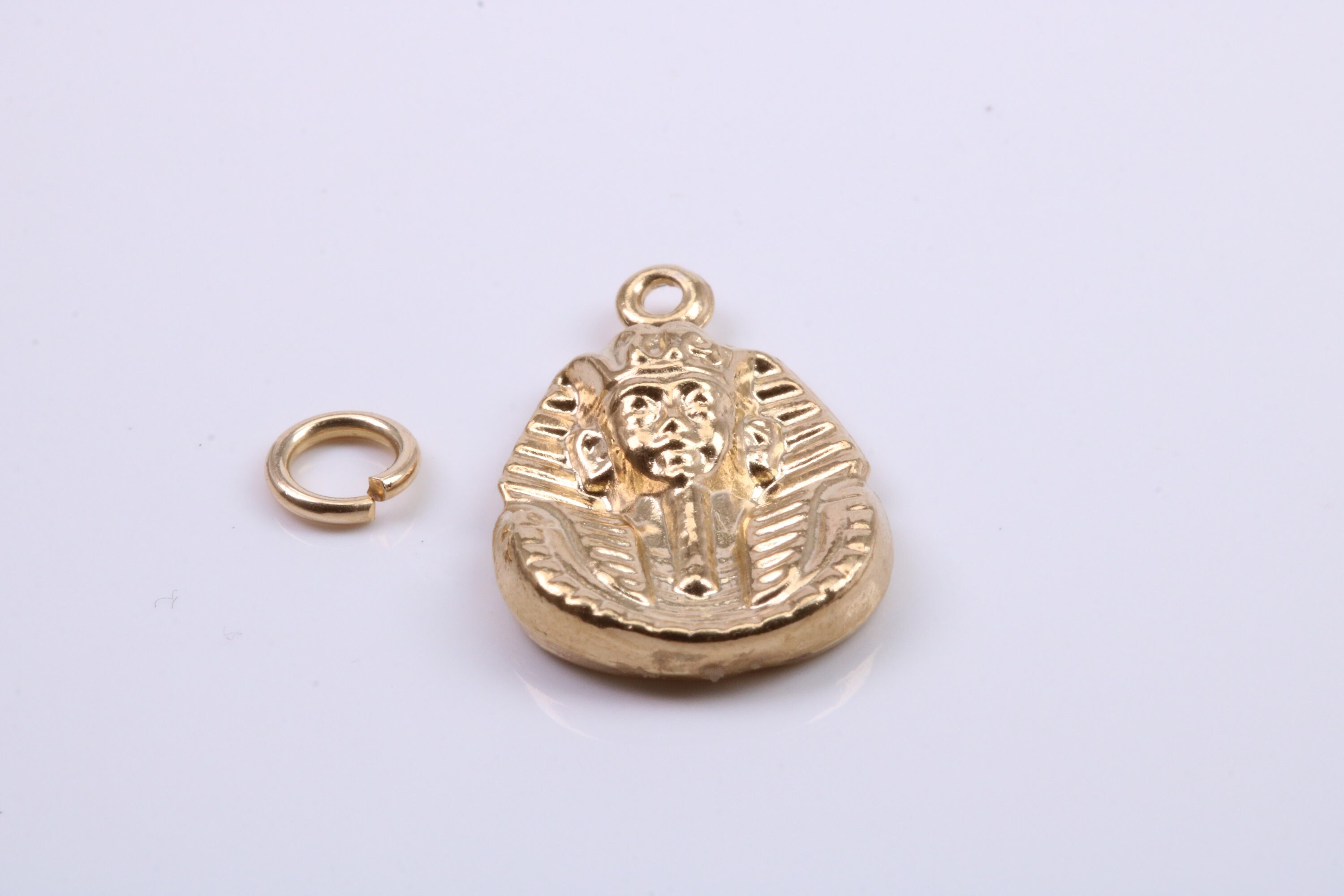 King Tutankhamun Charm, Traditional Charm, Made From Solid 9ct Yellow ...