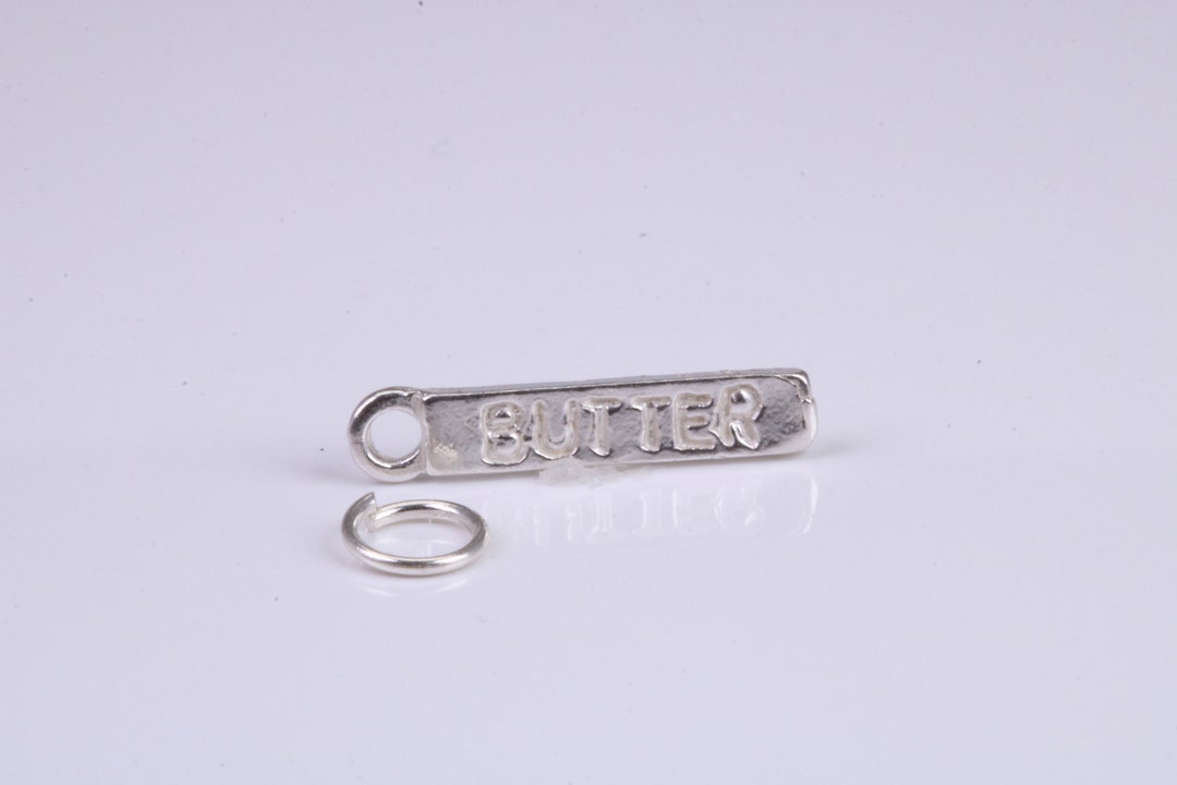 Butter Charm, Traditional Charm, Made From Solid 925 Grade Sterling ...