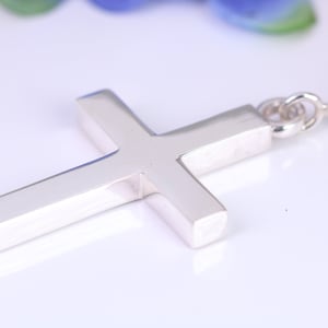 Very Large 65 Mm Long Chunky Cross, High Polished Finish, Made From ...