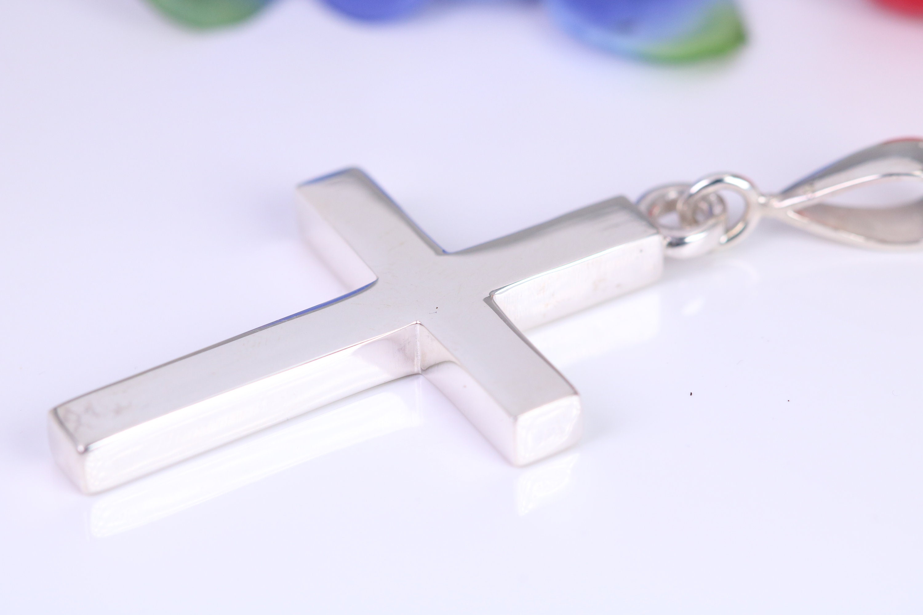 Very Large 65 Mm Long Chunky Cross, High Polished Finish, Made From ...
