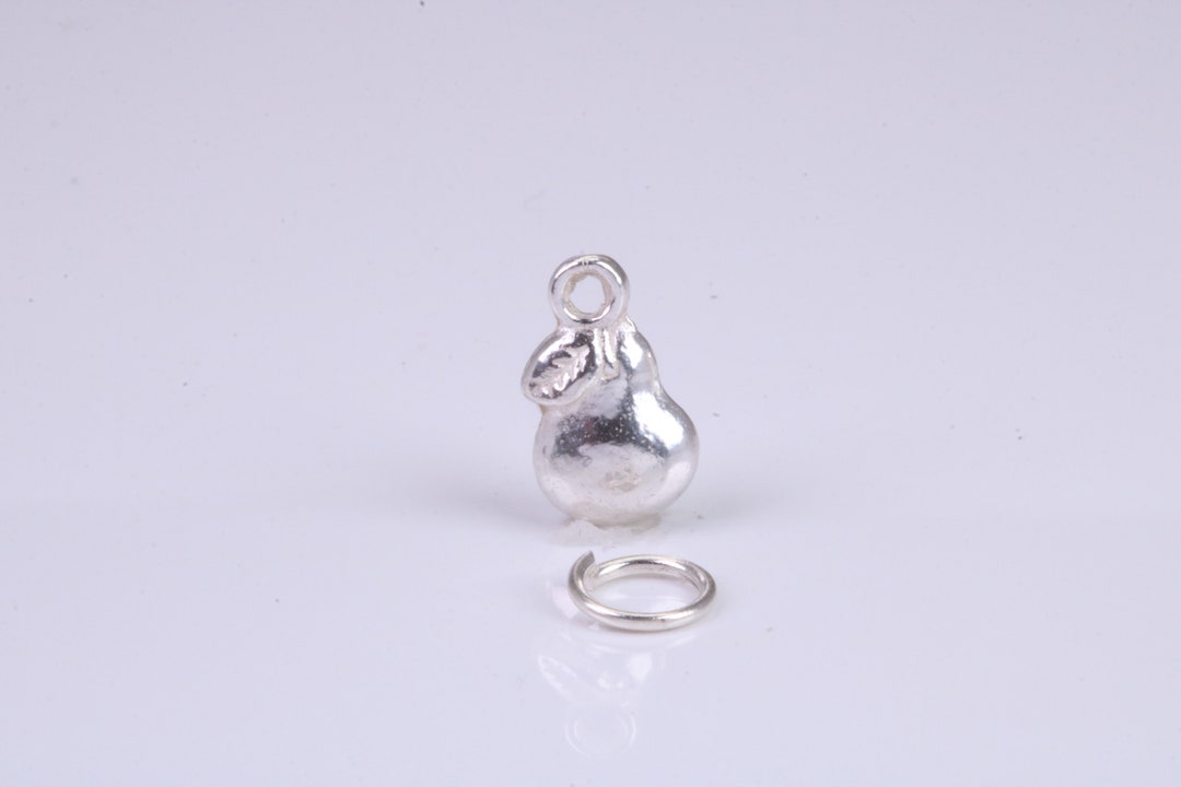 Pear Charm, Traditional Charm, Made From Solid 925 Grade Sterling ...