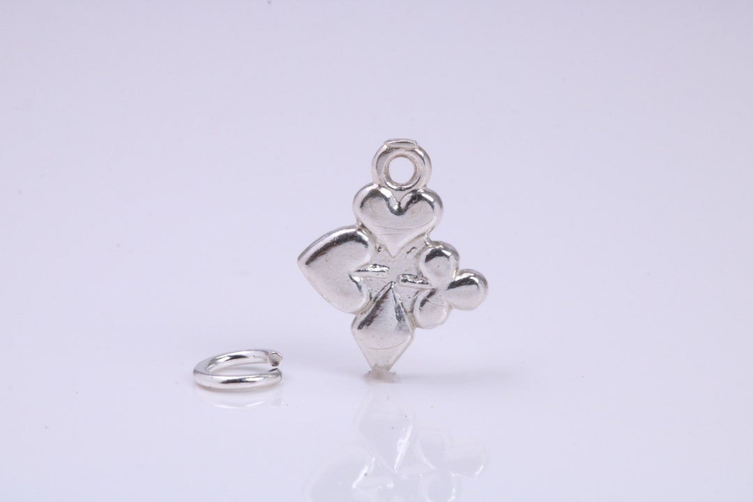 Playing Cards Symbols Charm, Traditional Charm, Made From Solid 925 ...