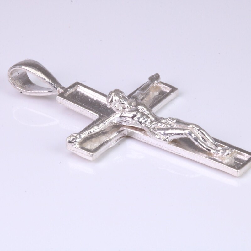 Silver Crucifix - Etsy