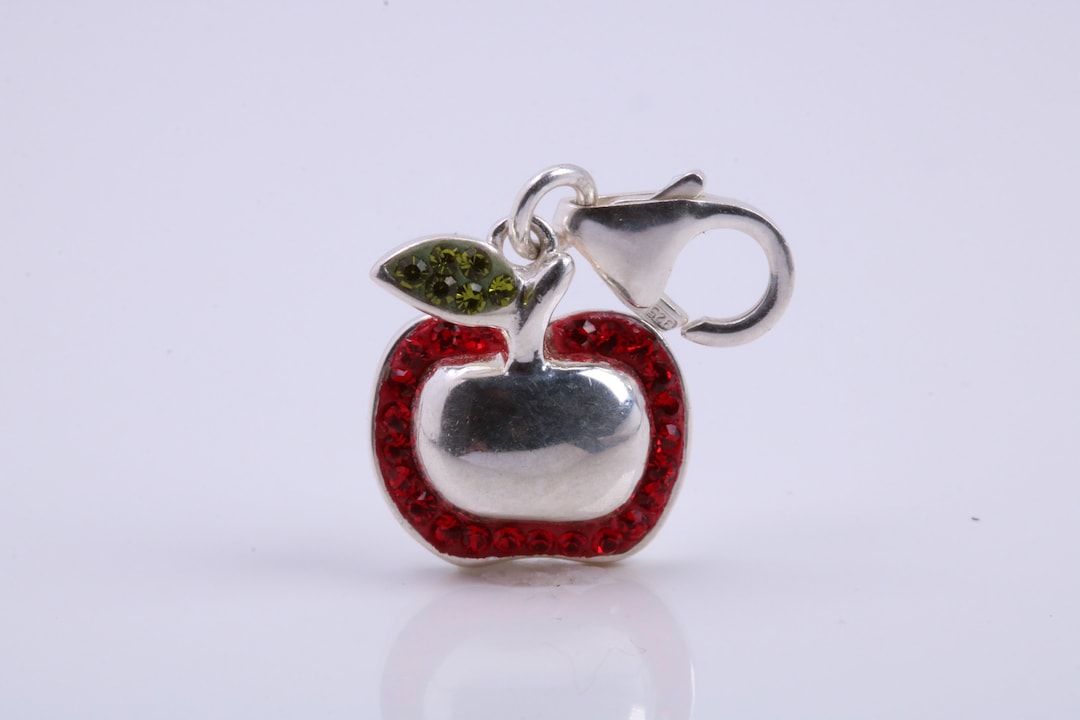 Apple Charm, Traditional Charm, Made From Solid 925 Grade Sterling ...