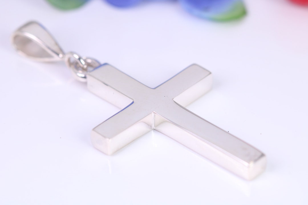 Very Large 65 Mm Long Chunky Cross, High Polished Finish, Made From ...