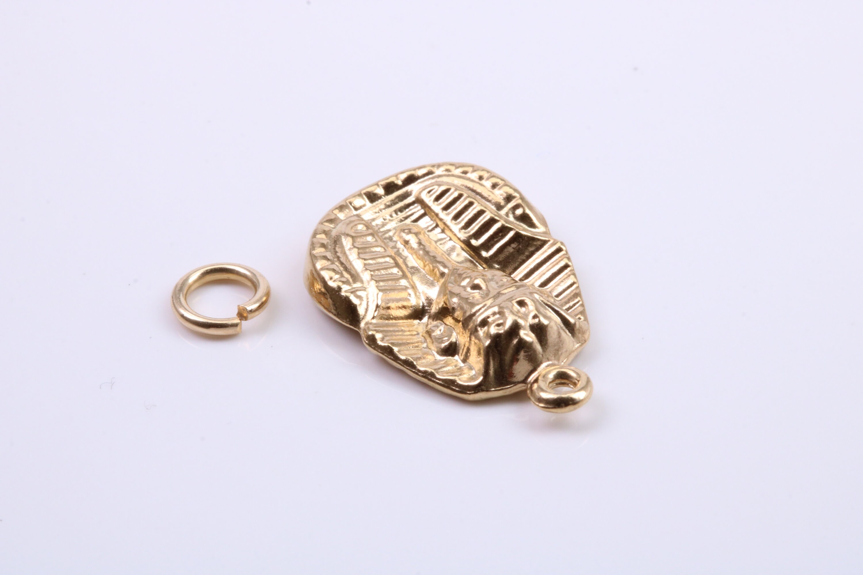 King Tutankhamun Charm, Traditional Charm, Made From Solid 9ct Yellow ...