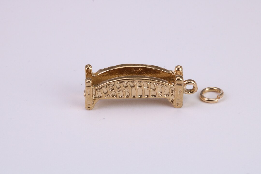 Bridge Charm, Traditional Charm, Made From Solid Yellow Gold With ...