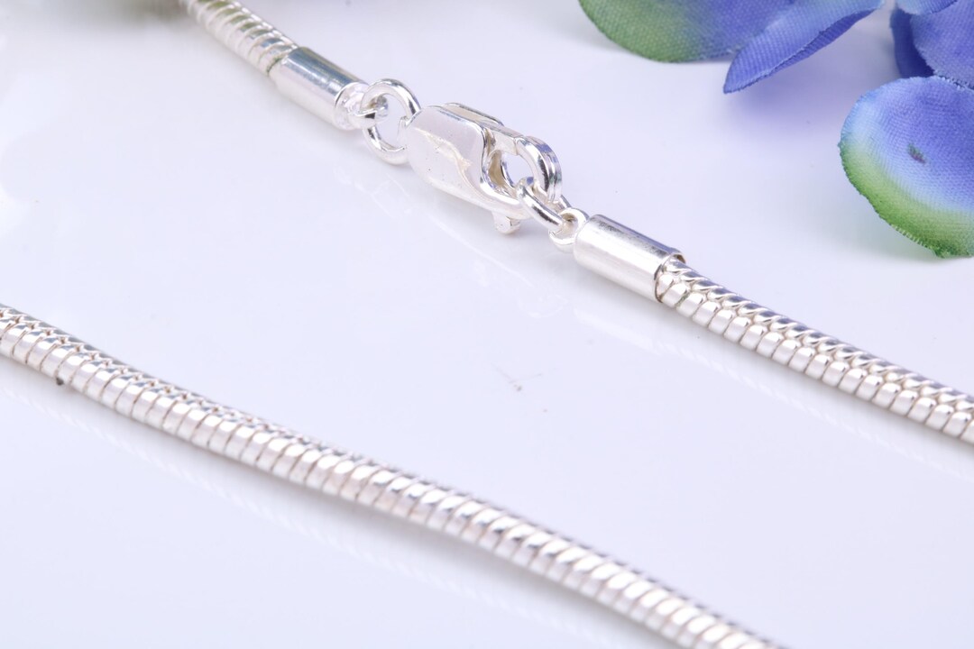 Heavy Slinky and Smooth Snake Chain, Made From Solid 925 Graded ...
