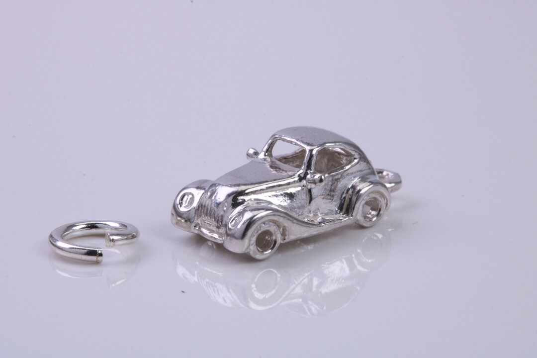 Car Charm, Traditional Charm, Made From Solid 925 Grade Sterling Silver ...