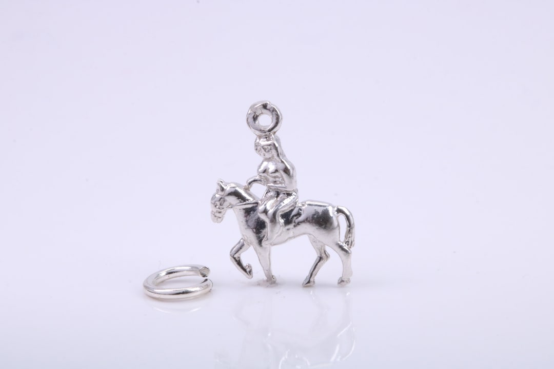 Lady Godiva Charm, Traditional Charm, Made From Solid 925 Grade ...
