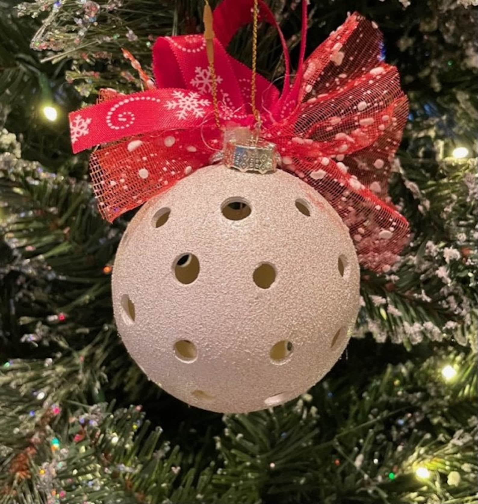 Pickleball Ornament - Upcycled - Etsy