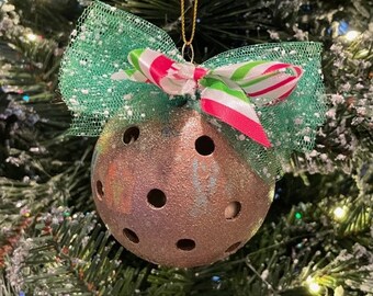 Pickleball Ornament - Upcycled - Etsy