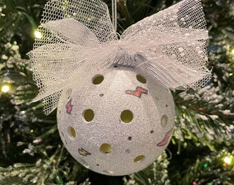 Pickleball Ornament - Upcycled - Etsy