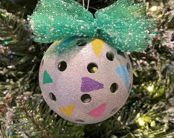 Pickleball Ornament - Upcycled - Etsy