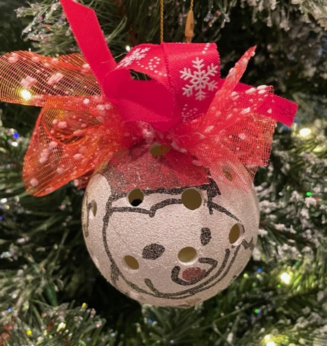 Pickleball Ornament - Upcycled - Etsy