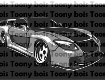 Mazda rx7 svg - Etsy België