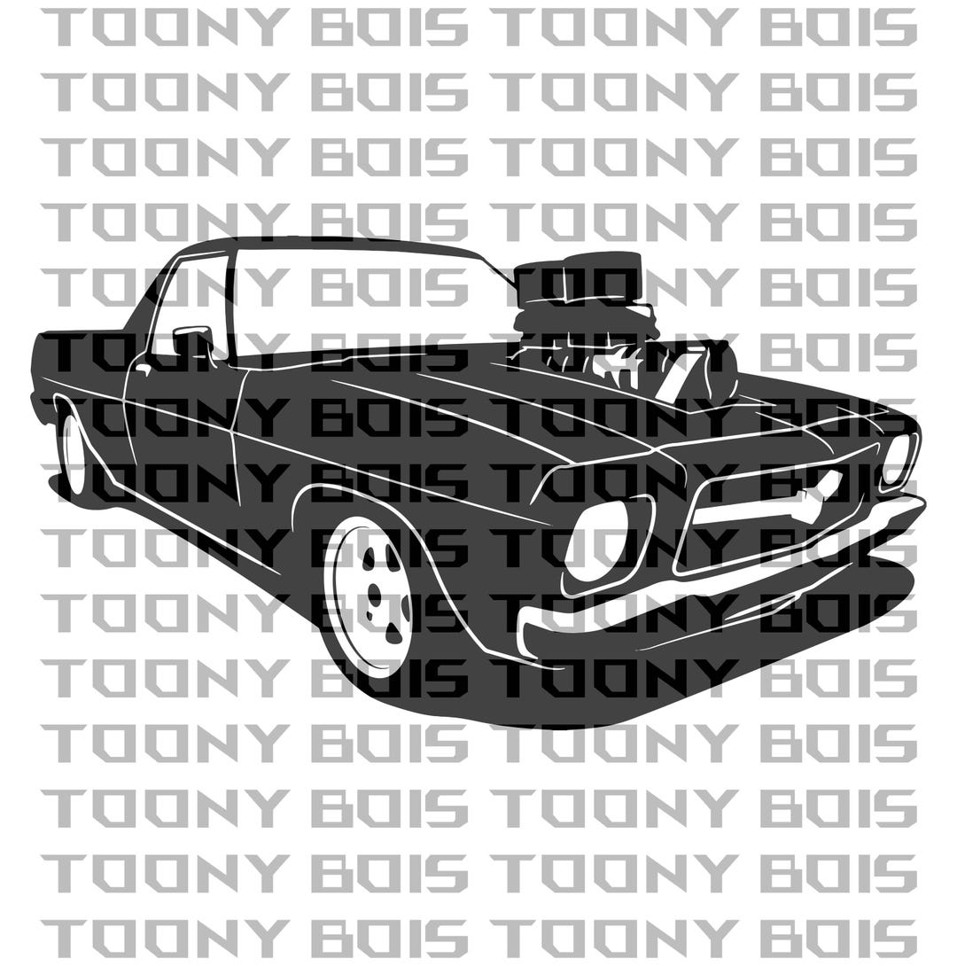 HQ Ute SVG File - 1974 Holden Design for Vinyl Cutting Decals, Stickers ...