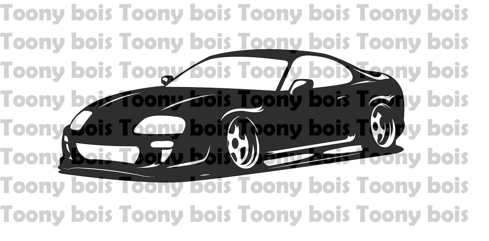 JDM SUPRA SVG File - Stanced Toyota Supra Design for Vinyl Cutting ...
