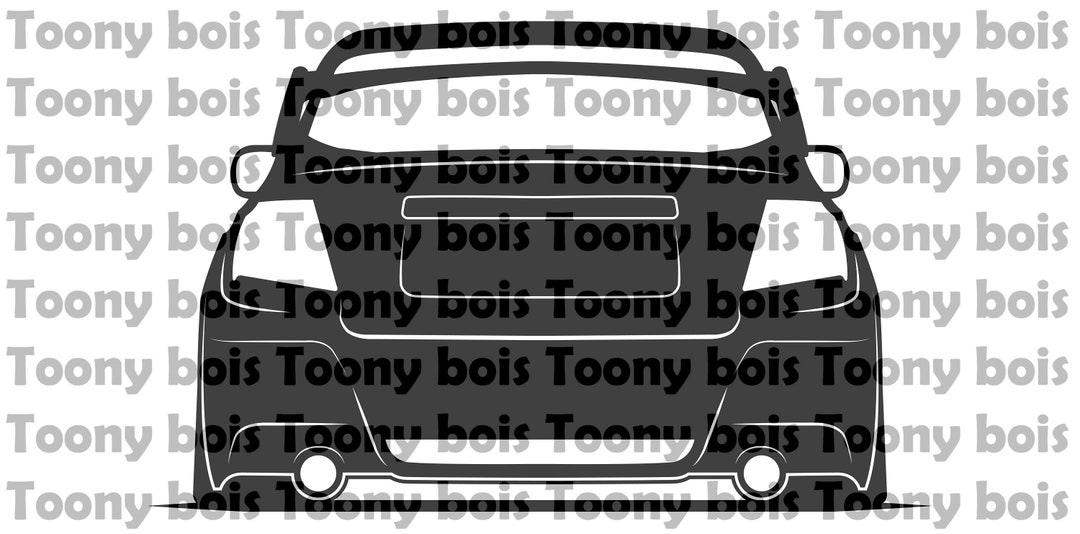JDM Subie STI SVG Subaru Wrx Sti Race Car Design for Vinyl Cutting ...