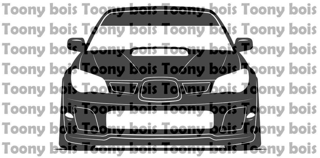 JDM Hawk Eye SVG - Subaru Wrx Sti Race Car Design for Vinyl Cutting ...