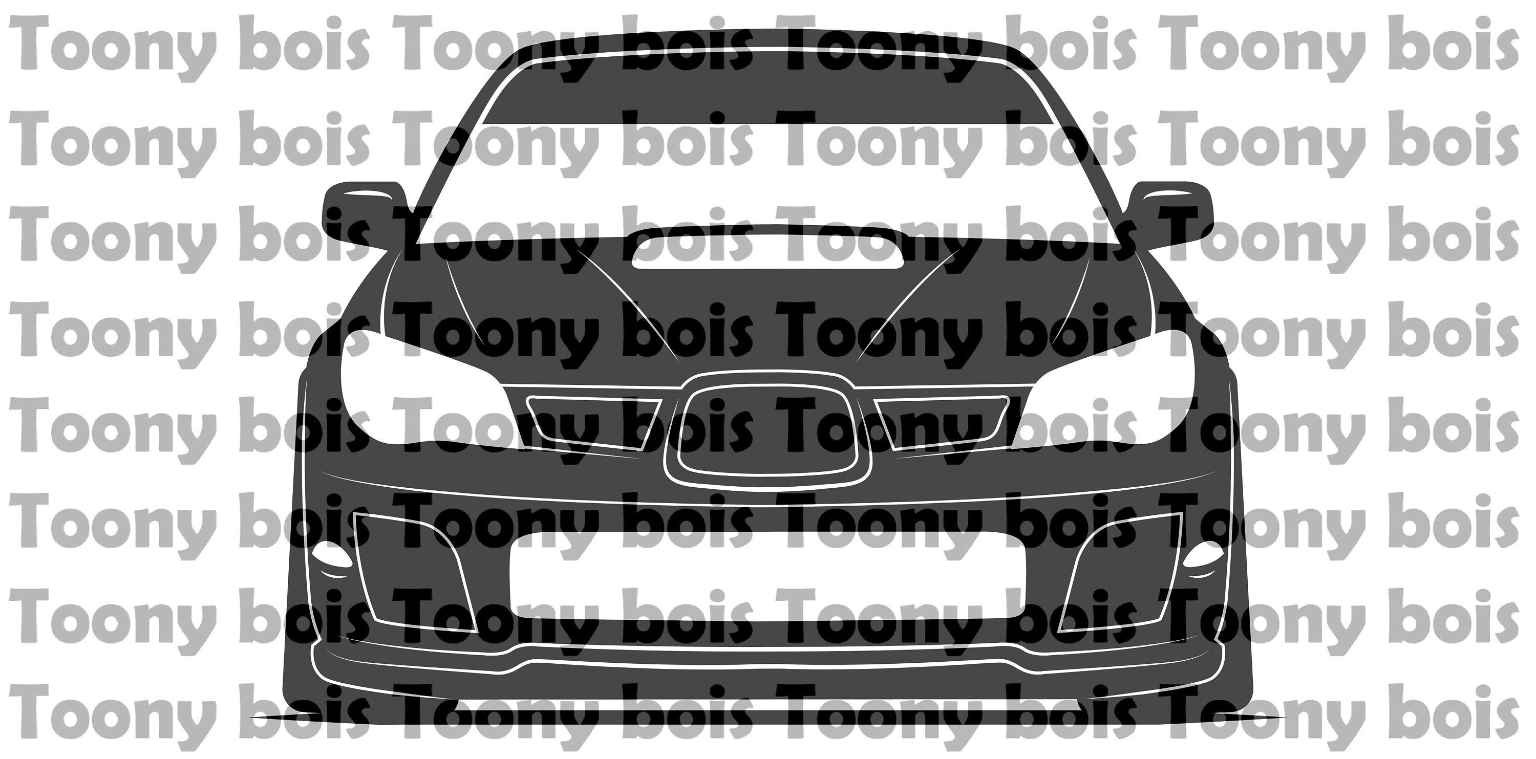 JDM Hawk Eye SVG - Subaru Wrx Sti Race Car Design for Vinyl Cutting ...