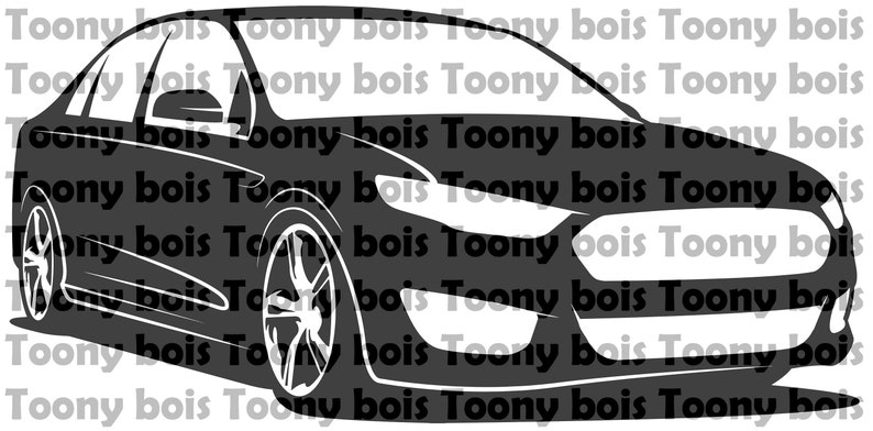 FGX Falcon SVG File - Ford Falcon Design for Vinyl Cutting Decals ...