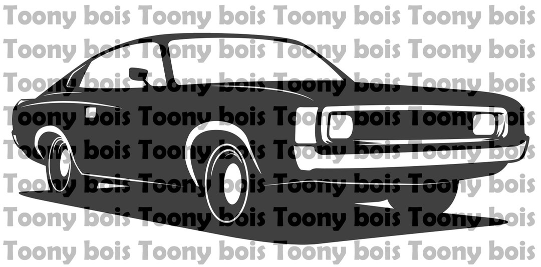 71 VH Charger SVG File - Valiant Design for Vinyl Cutting Decals ...