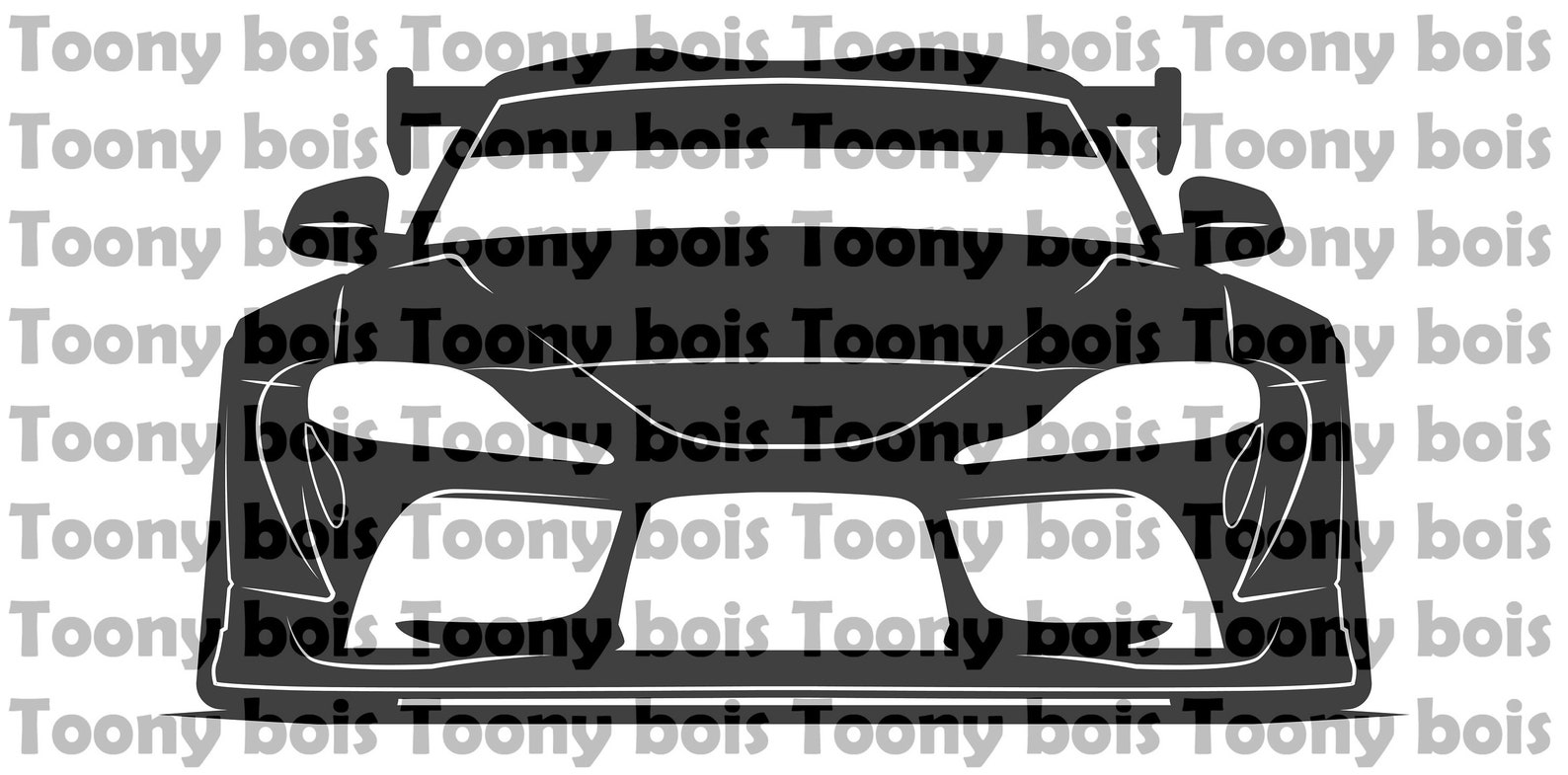 HKS SUPRA SVG File - A90 Toyota Supra Design for Vinyl Cutting Decals ...