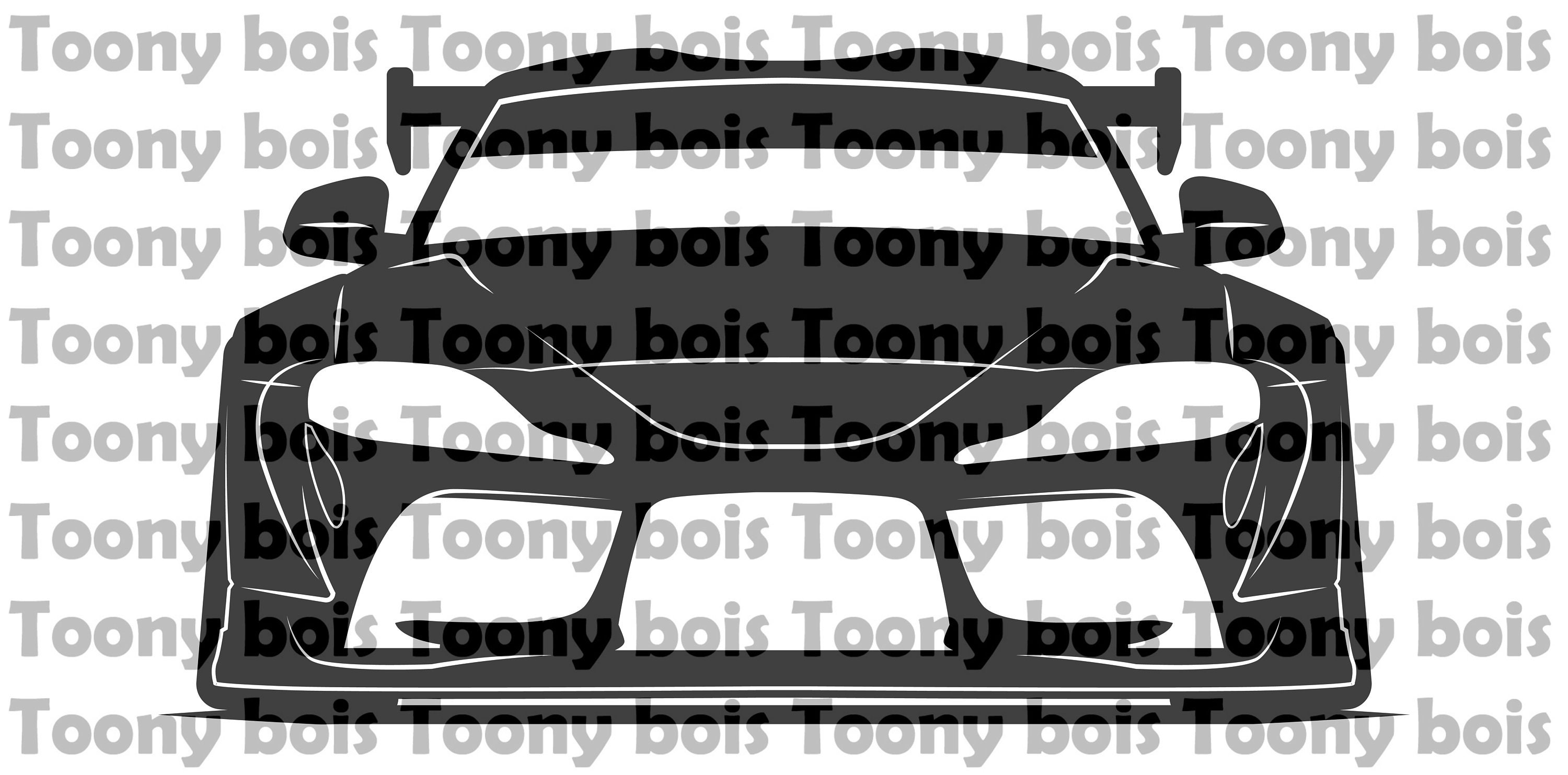 HKS SUPRA SVG File - A90 Toyota Supra Design for Vinyl Cutting Decals ...