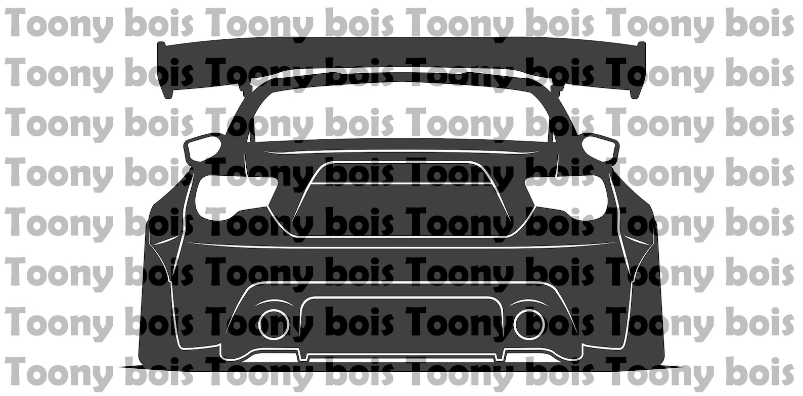 86 FRS BRZ SVG - Widebody Subaru Race Car Design for Vinyl Cutting ...