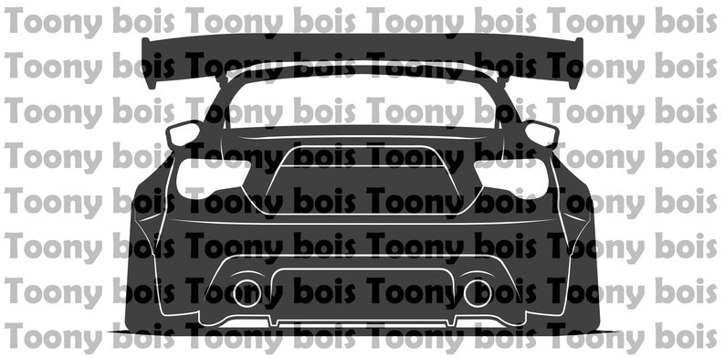 86 FRS BRZ SVG - Widebody Subaru Race Car Design for Vinyl Cutting ...