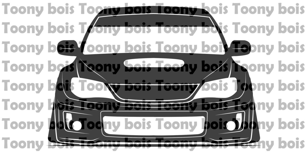 JDM Subie STI SVG - Subaru Wrx Sti Race Car Design for Vinyl Cutting ...