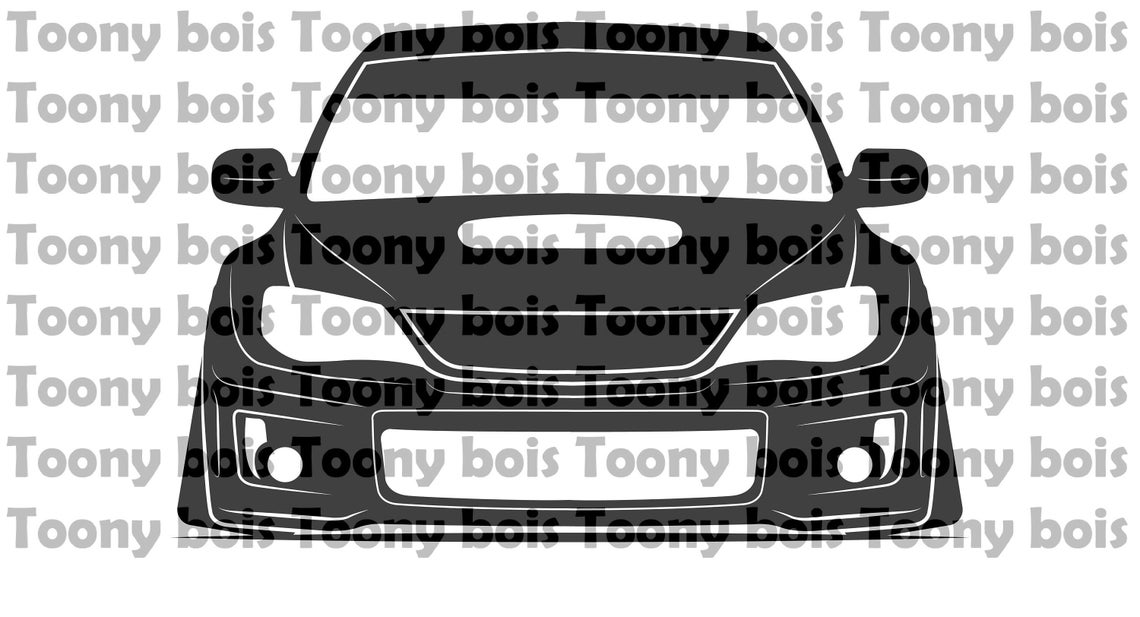 JDM Subie STI SVG - Subaru Wrx Sti Race Car Design for Vinyl Cutting ...