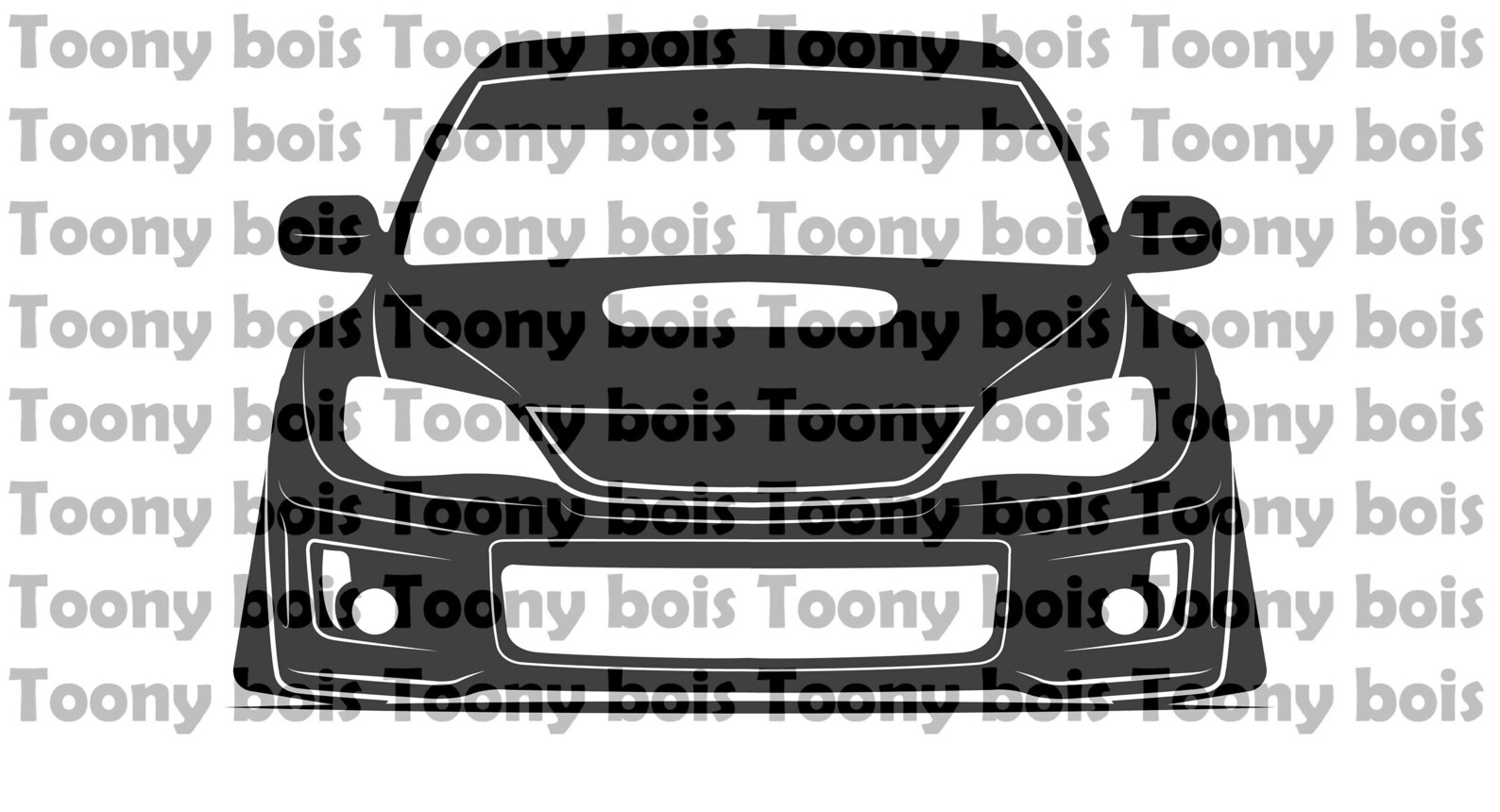 JDM Subie STI SVG - Subaru Wrx Sti Race Car Design for Vinyl Cutting ...