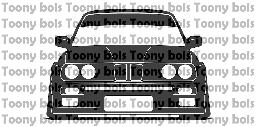 E30 M3 SVG File - BMW E30 M3 Design for Vinyl Cutting Decals, Stickers ...