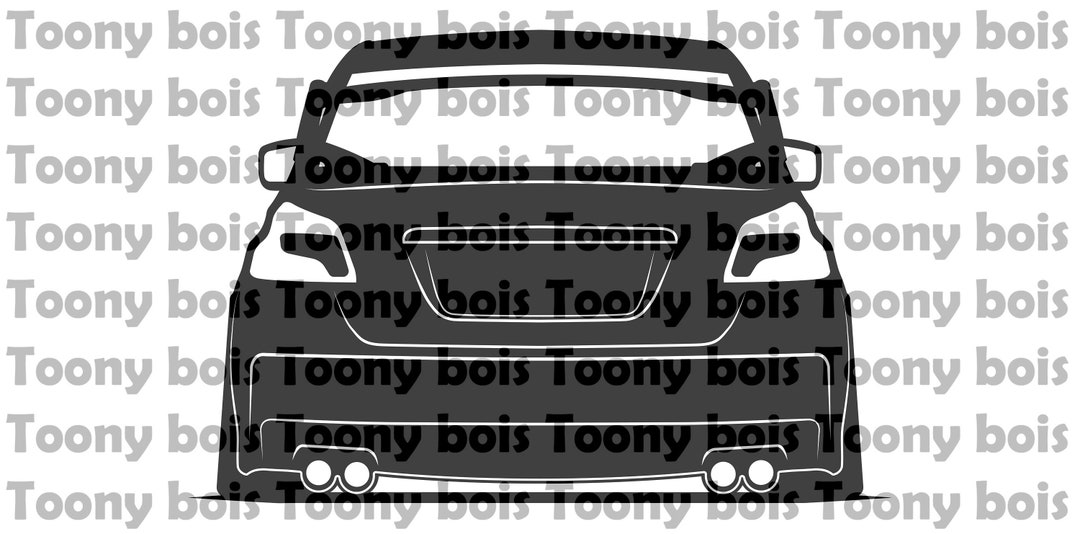 JDM Subie STI SVG - Subaru Wrx Sti Race Car Design for Vinyl Cutting ...