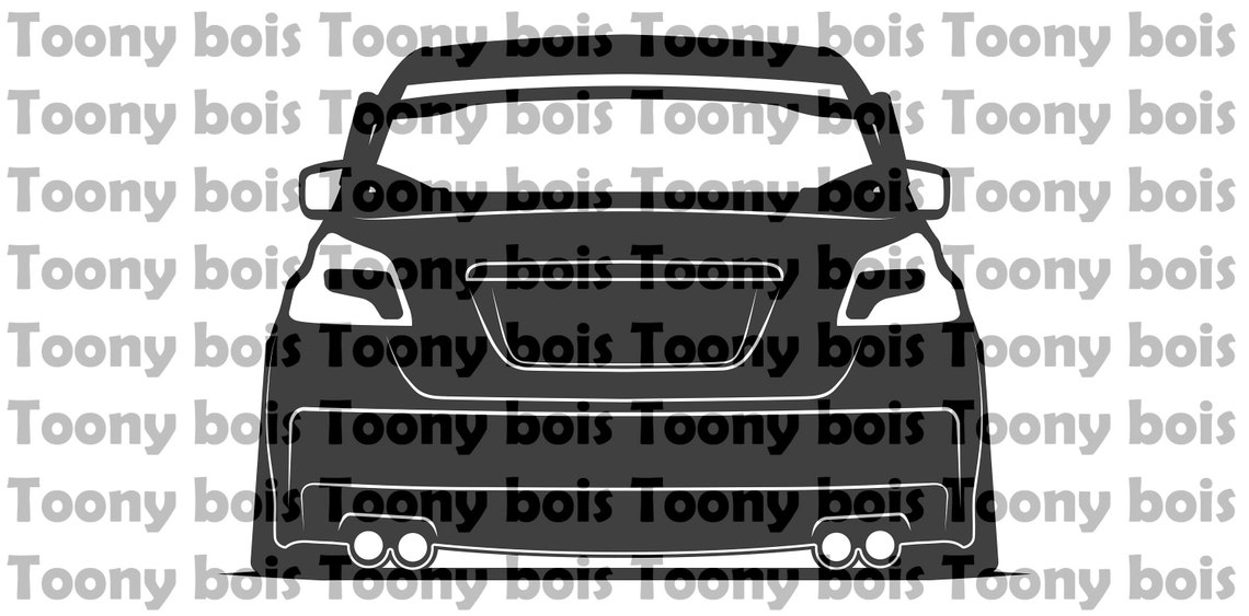 JDM Subie STI SVG Subaru Wrx Sti Race Car Design for Vinyl Cutting ...