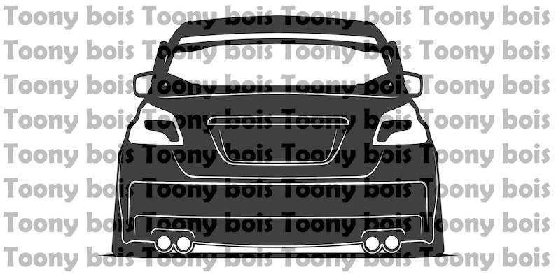 JDM Subie STI SVG Subaru Wrx Sti Race Car Design for Vinyl Cutting ...