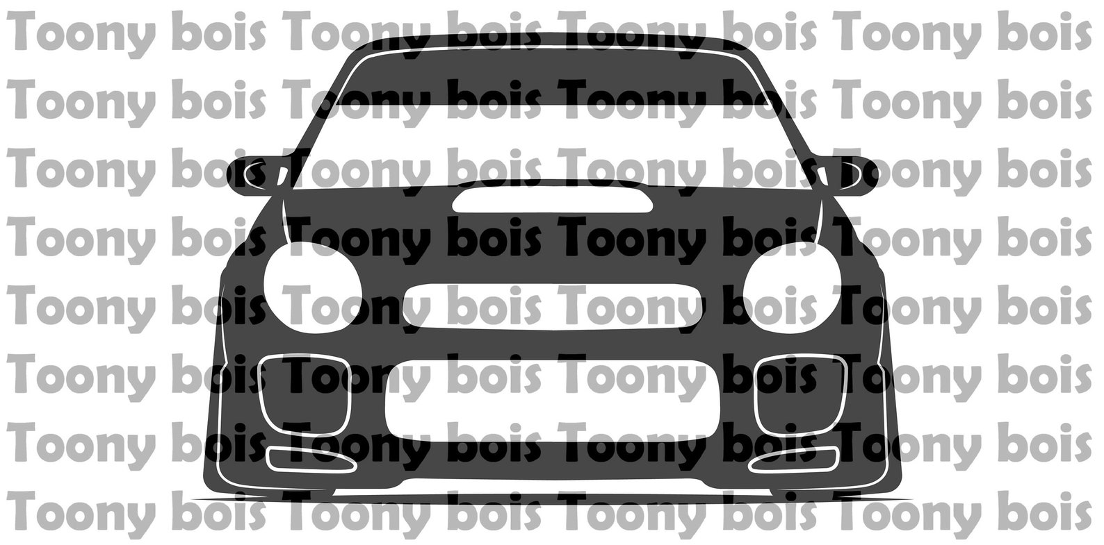 JDM Subie WRX SVG - Subaru Wrx Bug Eye Race Car Design for Vinyl ...