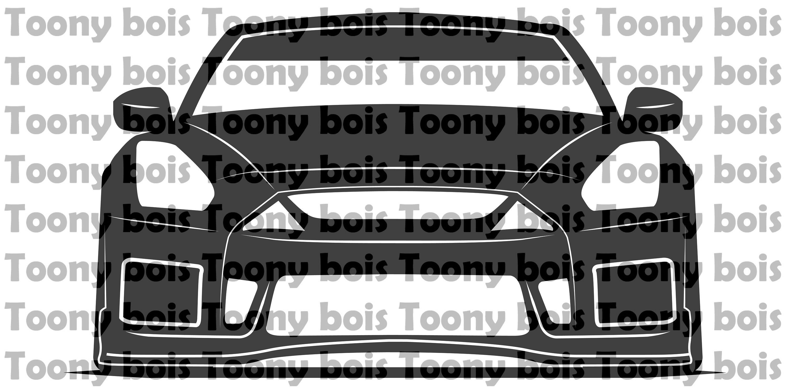 JDM Skyline Generations SVG 4 Pack - GTR Designs for Vinyl Cutting ...