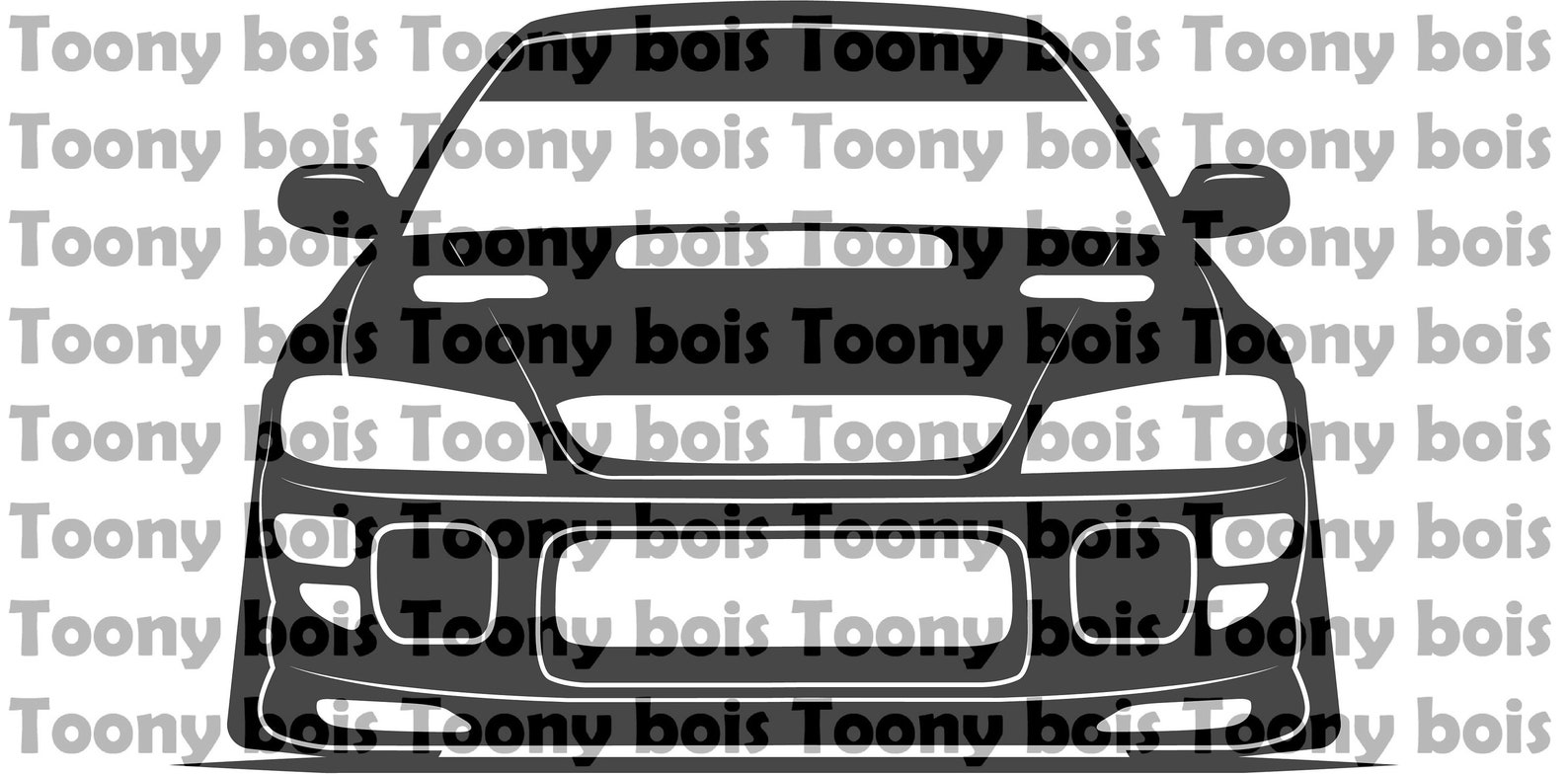 JDM 22B STI SVG - Subaru Wrx Sti Race Car Design for Vinyl Cutting ...