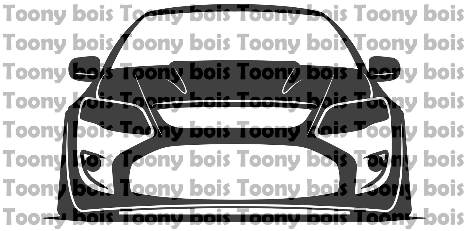 FGGT Falcon SVG File - Ford FPV Design W/variant for Vinyl Cutting ...