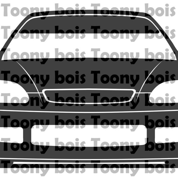 Honda Civic Ek Svg - Etsy